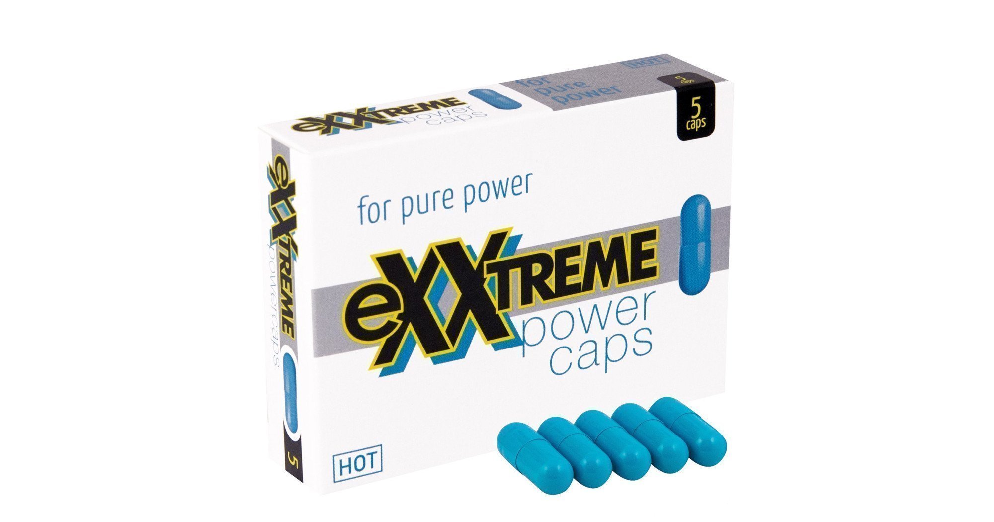 Hot Exxtreme Power Caps maisto papildas vyrams, 5 kapsulės - Romantika.lt